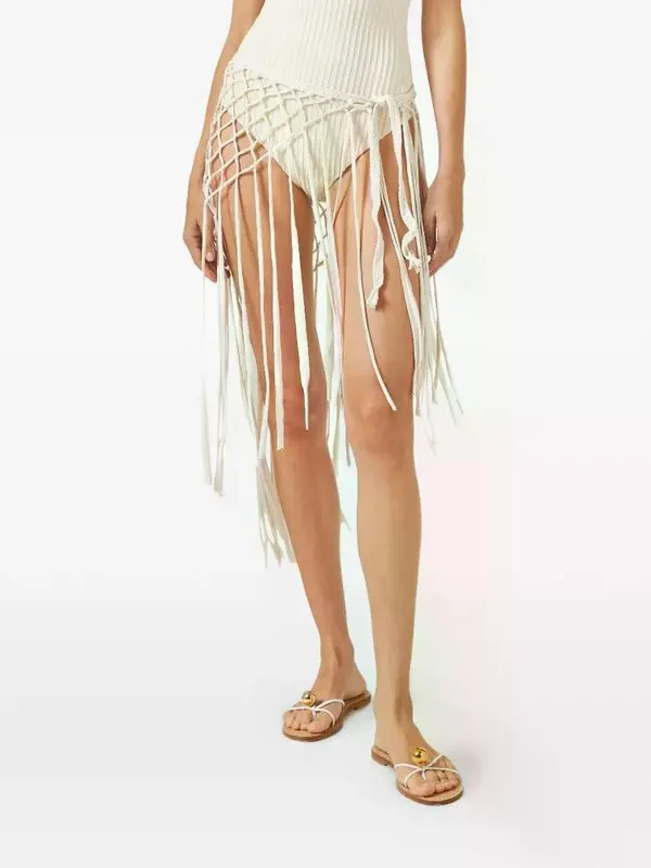 PALMACEA Fringed Skirt