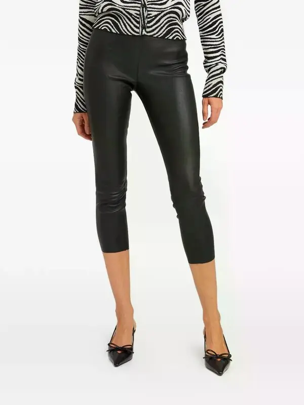 Sprwmn Leather Cropped Legging
