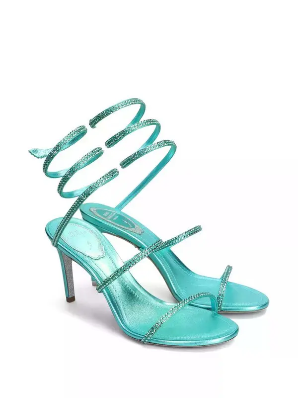 Rene Caovilla Cleo Crystal-embellished Sandals