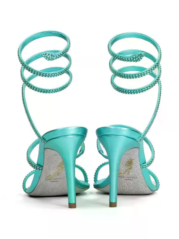 Rene Caovilla Cleo Crystal-embellished Sandals