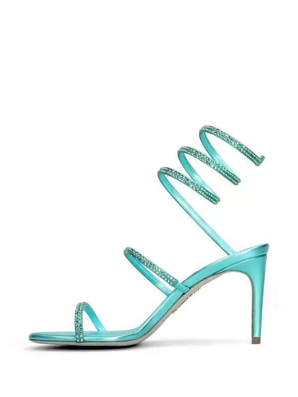 Rene Caovilla Cleo Crystal-embellished Sandals