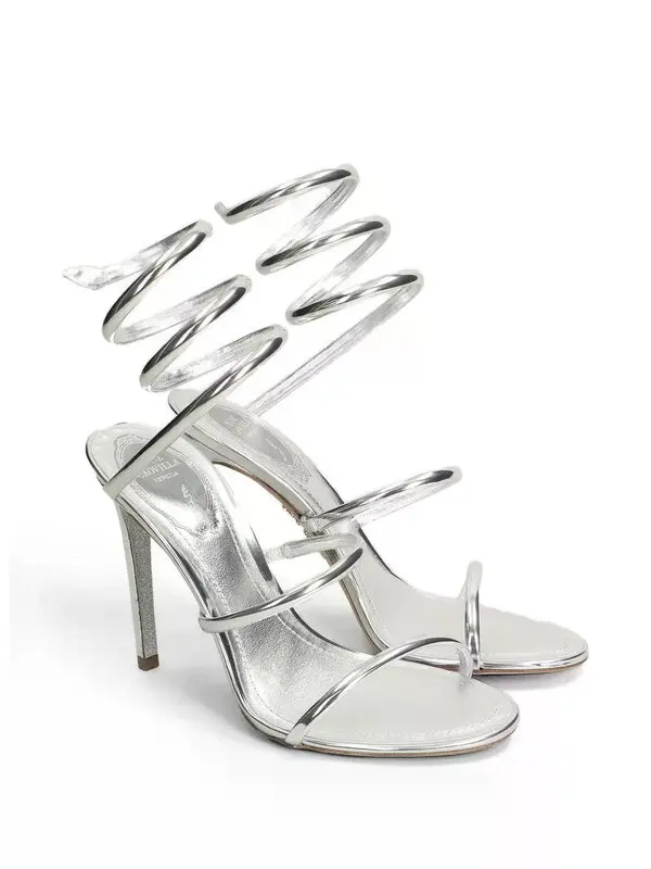 Rene Caovilla Cleo Metallic Sandals