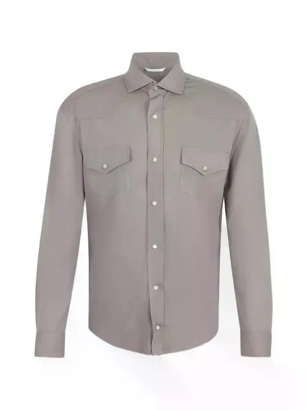 Marco Pescarolo Western-style Jersey Shirt