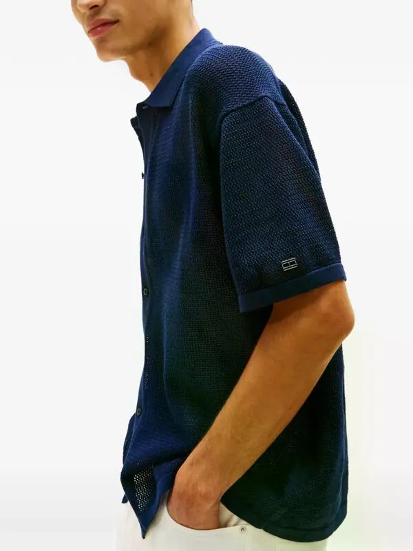Tommy Hilfiger Open-knit Short-sleeve Jacket