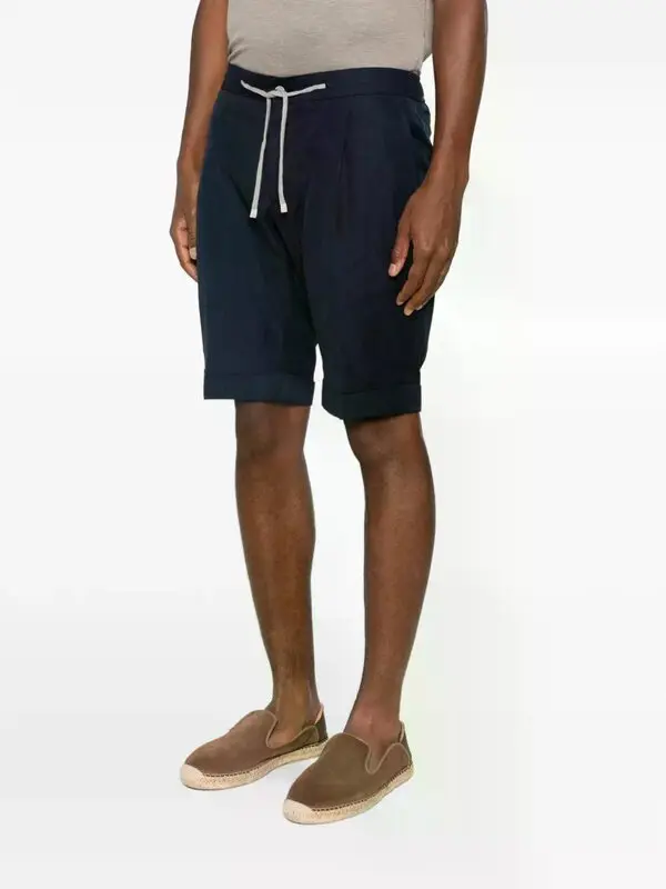 BARBA NAPOLI Capri Drawstring Shorts - Blue