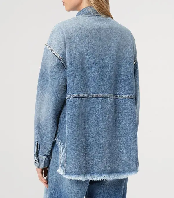 ALLSAINTS Hettie Studded Denim Shacket