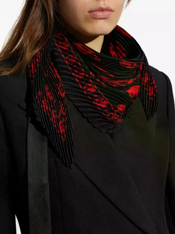 Alexander McQueen Skull-print Silk Scarf