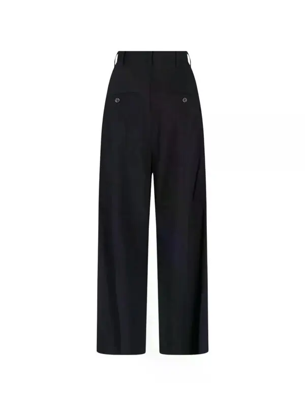 UMA WANG Pleated Wide Leg Trousers