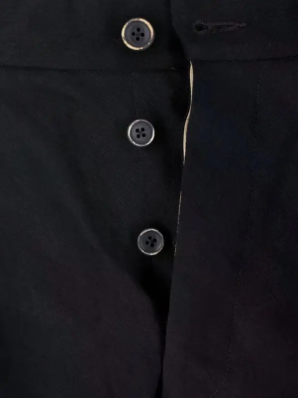 UMA WANG Pleated Wide Leg Trousers