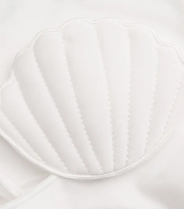 Oseree Shell Cup Swimsuit - Ivory