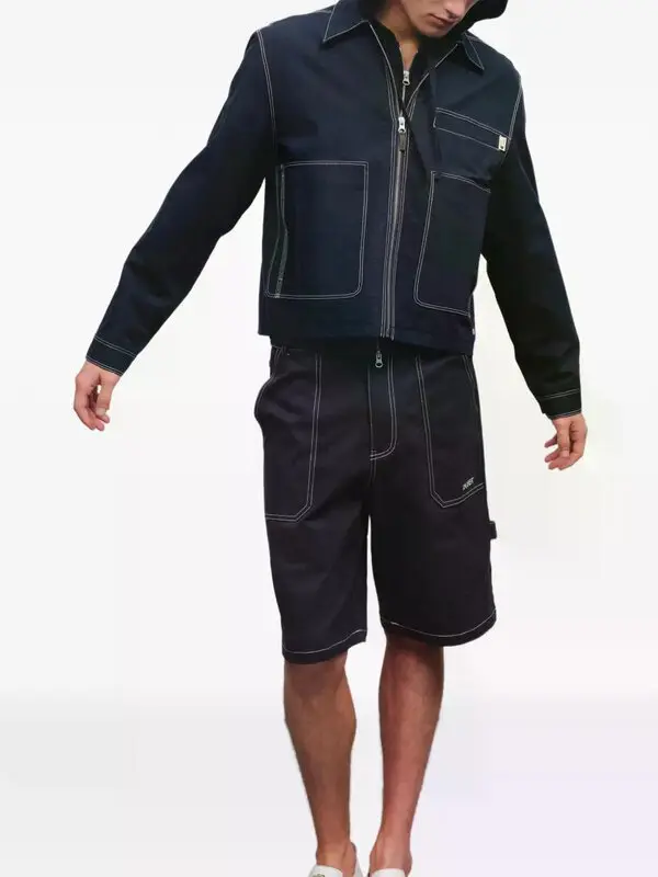 CARRER Carpenter Shorts With Contrast Stitching