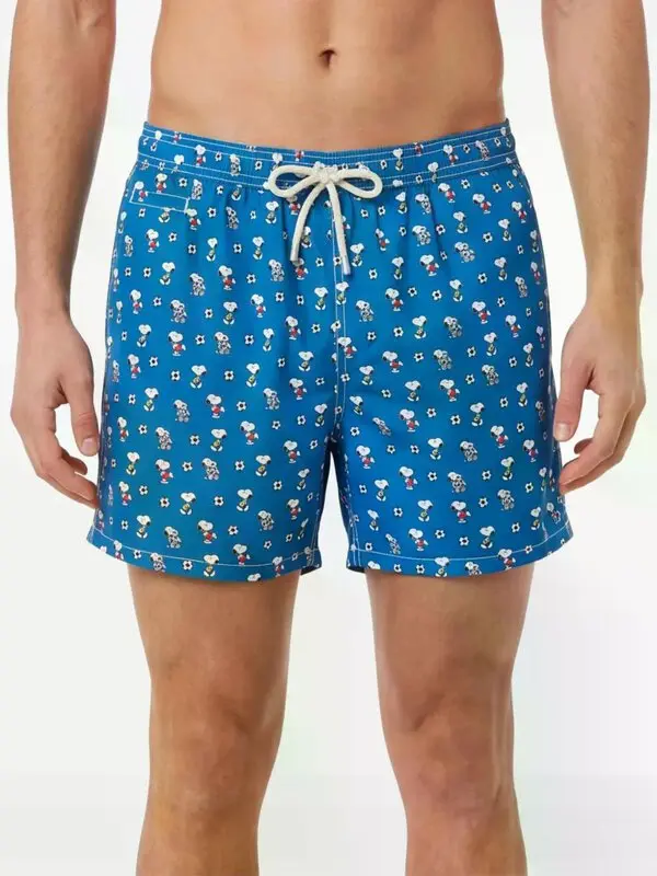 MC2 SAINT BARTH X Peanuts Drawstring Swim Shorts - Blue