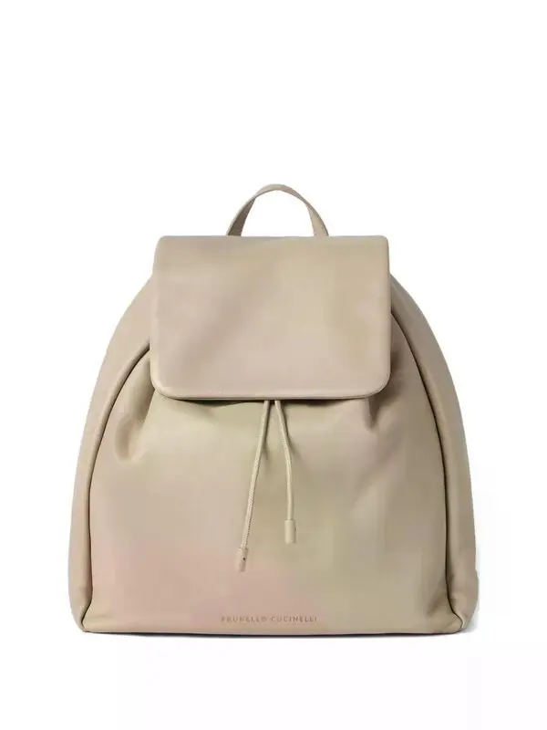 Brunello Cucinelli Mellow Leather Backpack