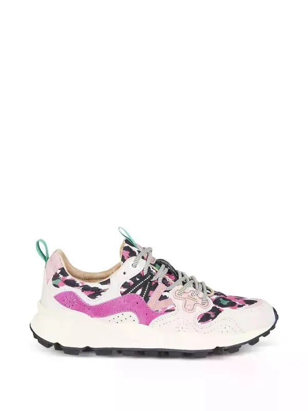 FLOWER MOUNTAIN Yamano 3 Leopard-print Sneakers - Neutrals