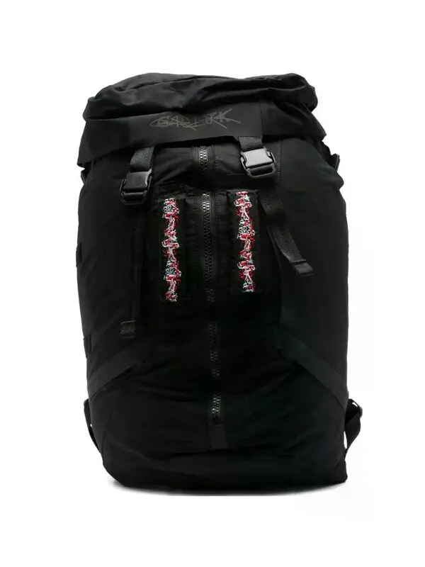 GR10K Waxed Zipped Backpack - Black