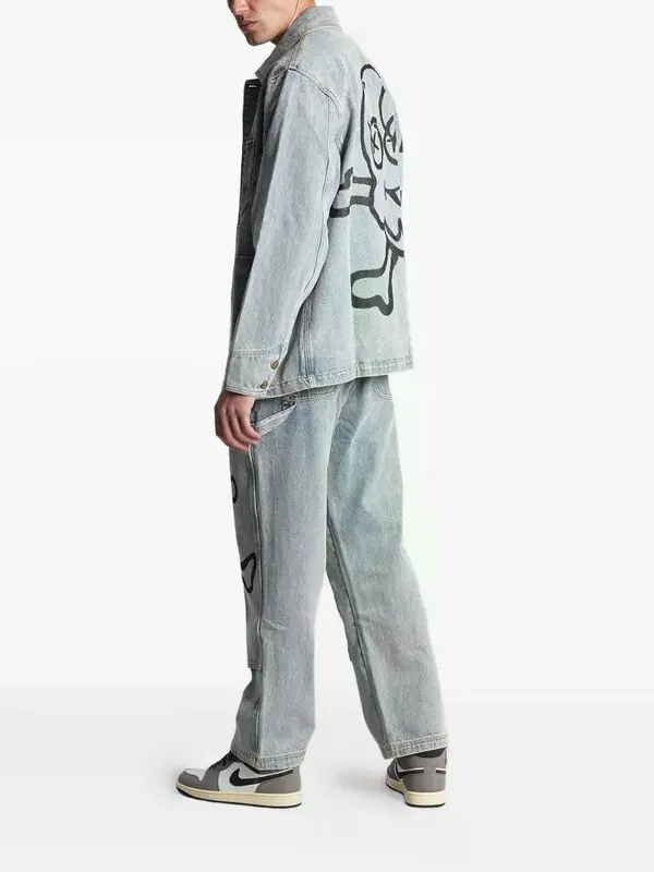 ICECREAM Graphic-print Denim Jacket