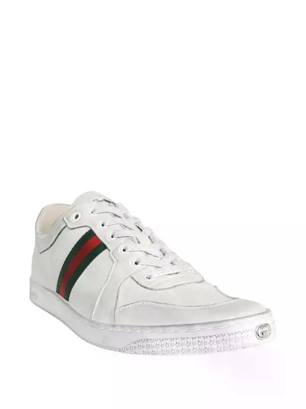 Gucci Web-stripe Lace-up Sneakers