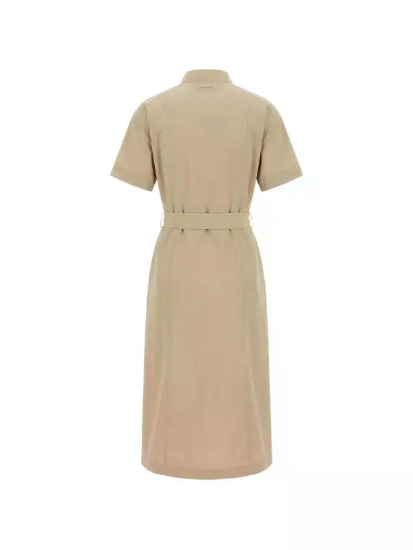 TWINSET Belted Button-down Shirt Dress