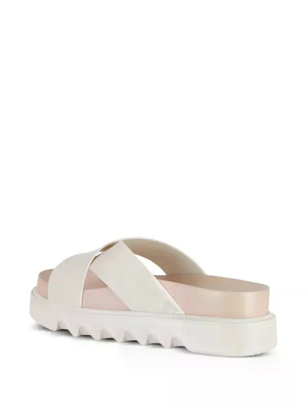 Melissa Crossover-strap Platform Sandals - Neutrals