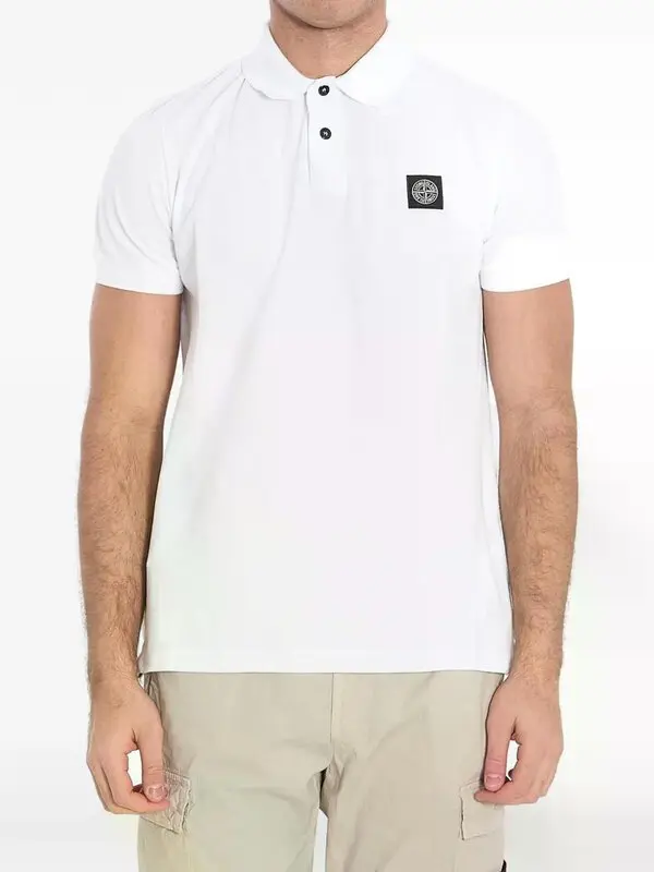 Stone Island Logo-patch Polo Shirt