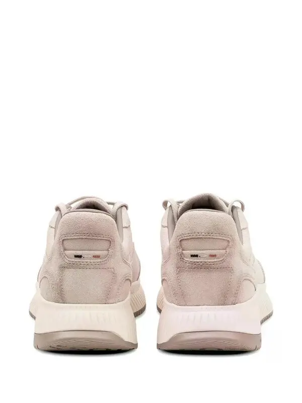 BOSS Panelled Suede Sneakers