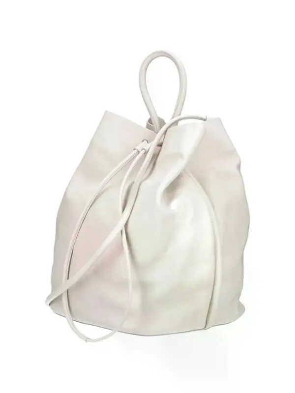 UMA WANG Drawstring Leather Bucket Bag