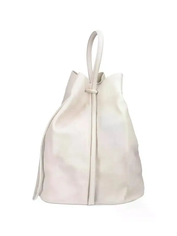 UMA WANG Drawstring Leather Bucket Bag