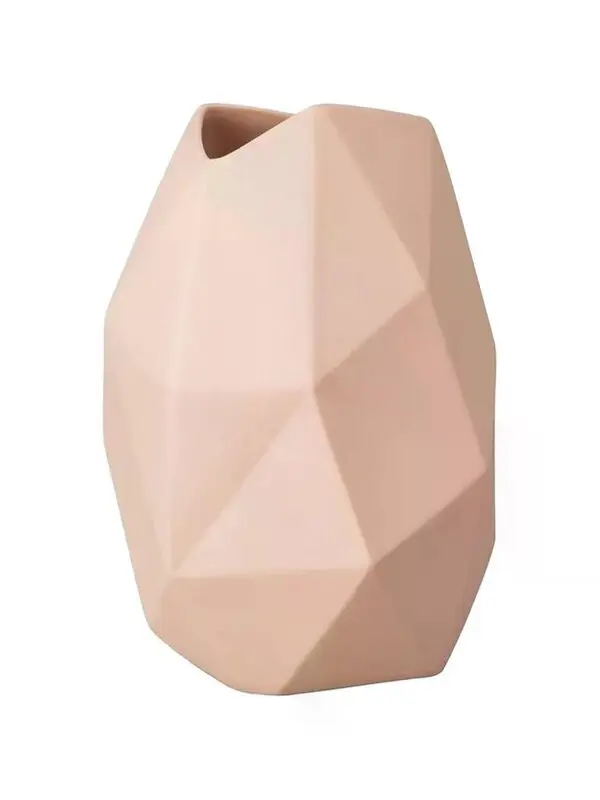 ROSENTHAL Surface Faceted Vase - Pink