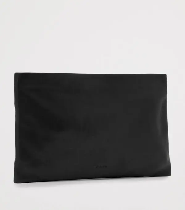 ALLSAINTS Leather Bettina Clutch - Black