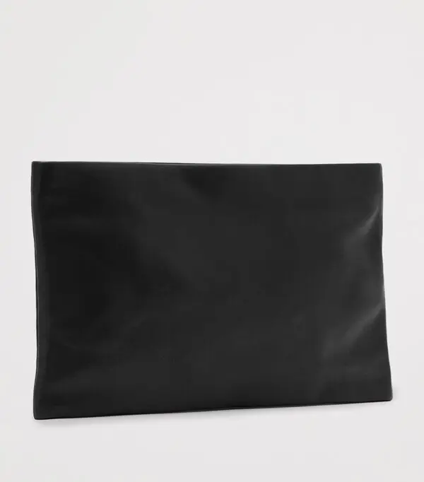 ALLSAINTS Leather Bettina Clutch - Black