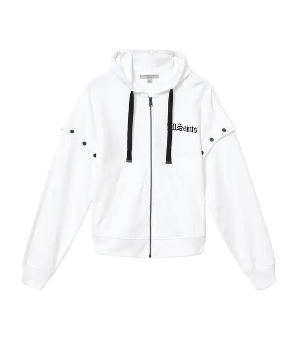 ALLSAINTS Amphia Graphic Print Hoodie - White