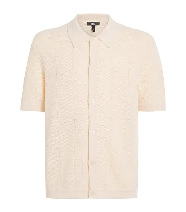 Paige Cotton-linen Mendez Shirt - Beige
