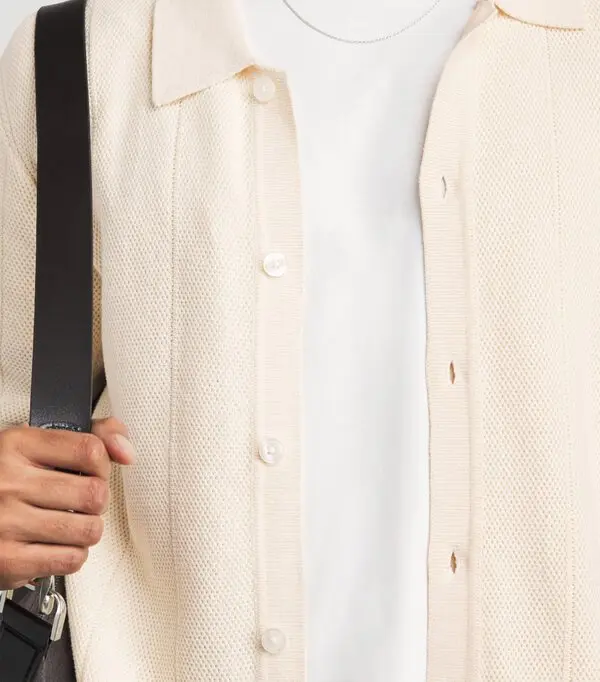 Paige Cotton-linen Mendez Shirt - Beige
