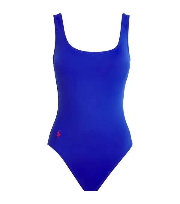 Polo Ralph Lauren Scoop-neck One-piece Swimsuit - Blue