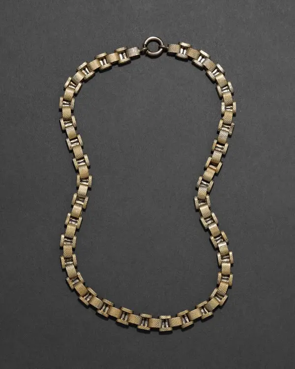 Alexis Bittar 1800s 14k Fill Venetian Box Chain Necklace - Gold
