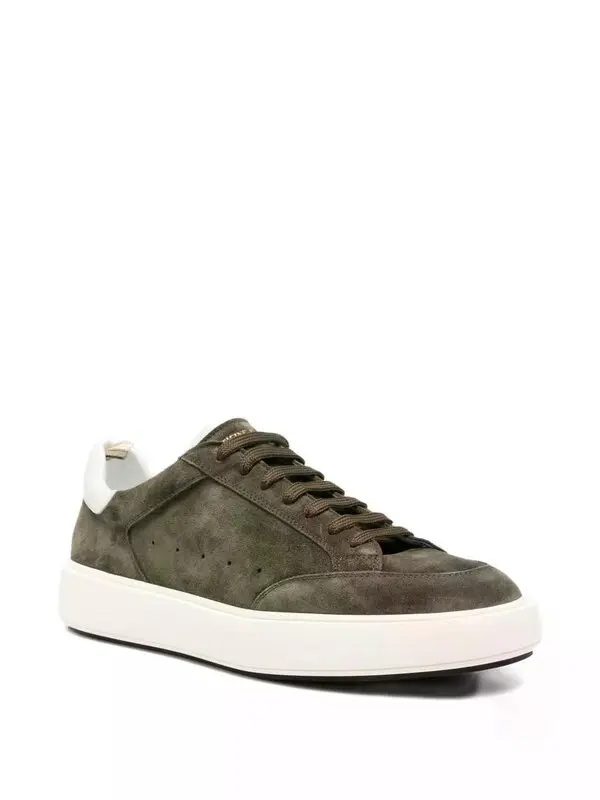 Officine Creative Logo Detail Sneakers - Green