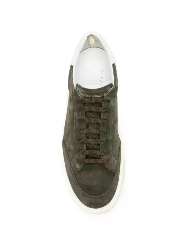 Officine Creative Logo Detail Sneakers - Green