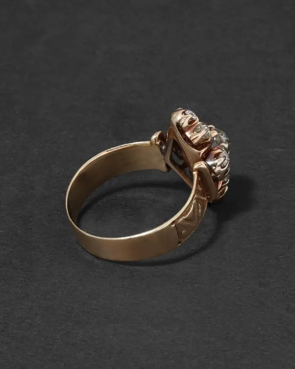 Alexis Bittar Antique Victorian English 14k And Diamond Ring