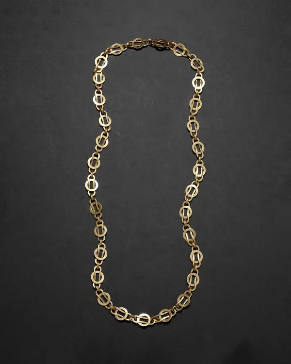 Alexis Bittar Vintage 1930s 14k Fill Handmade Necklace - Gold