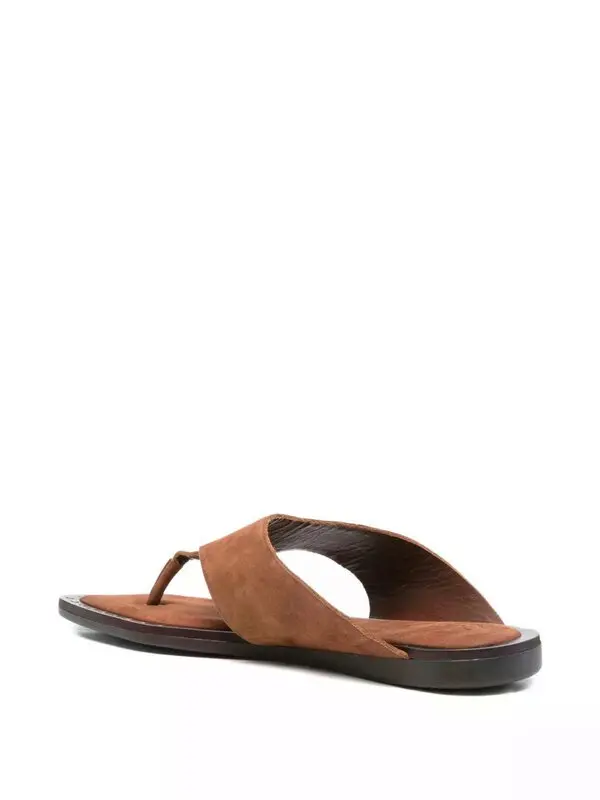 Ash Stud-embellished Thong Sandals - Brown