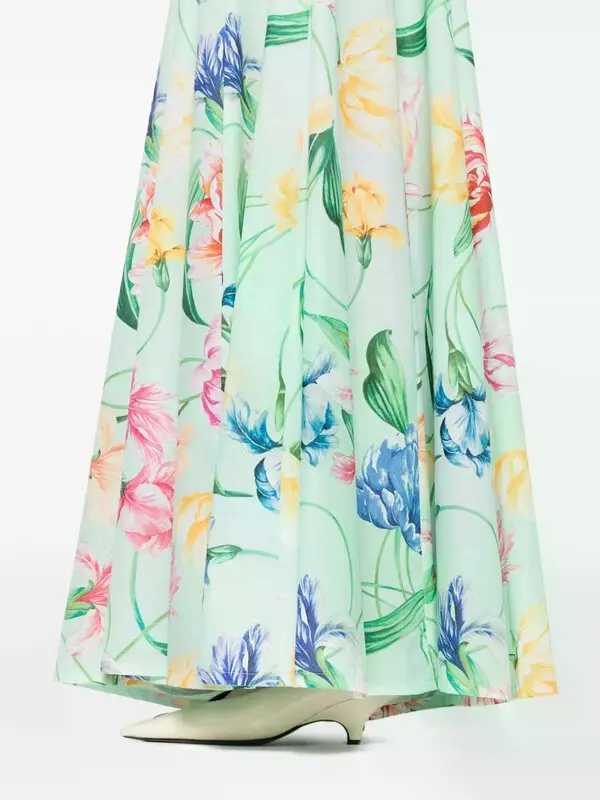 LAVI COUTURE Floral-print Palazzo Pants