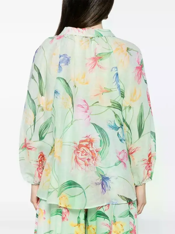 LAVI COUTURE Floral-print Shirt
