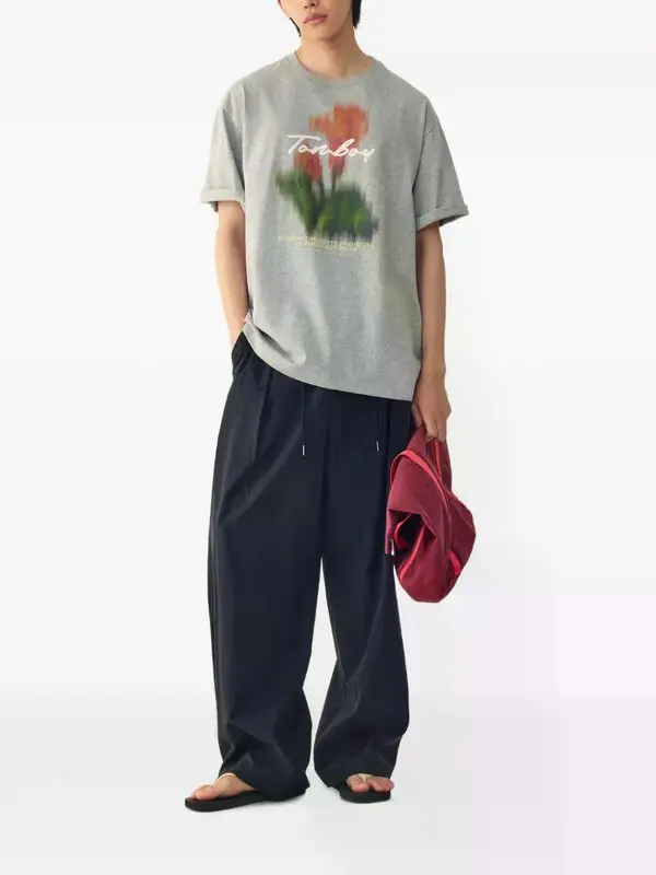STUDIO TOMBOY Drawstring Pleated Trousers
