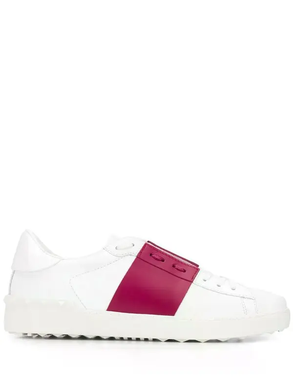 Valentino Garavani Striped Lace-up Sneakers