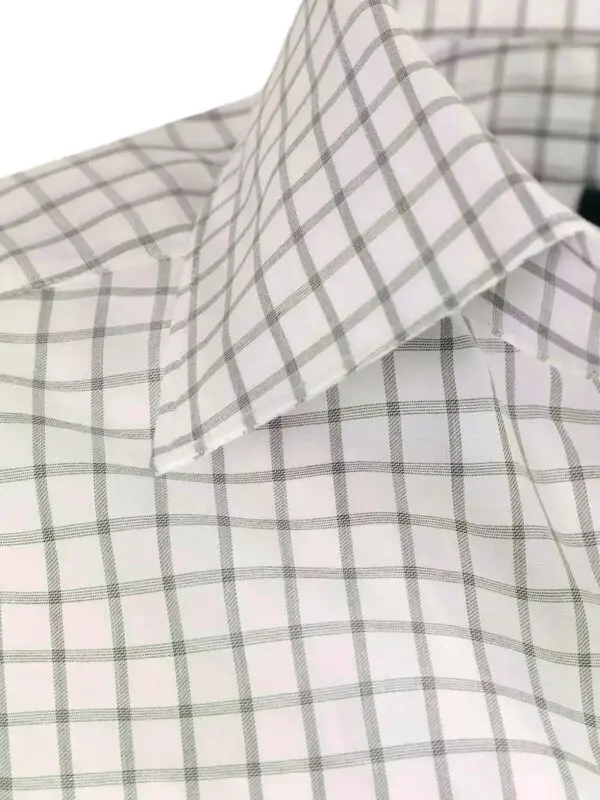 Zegna Check-pattern Long-sleeve Shirt