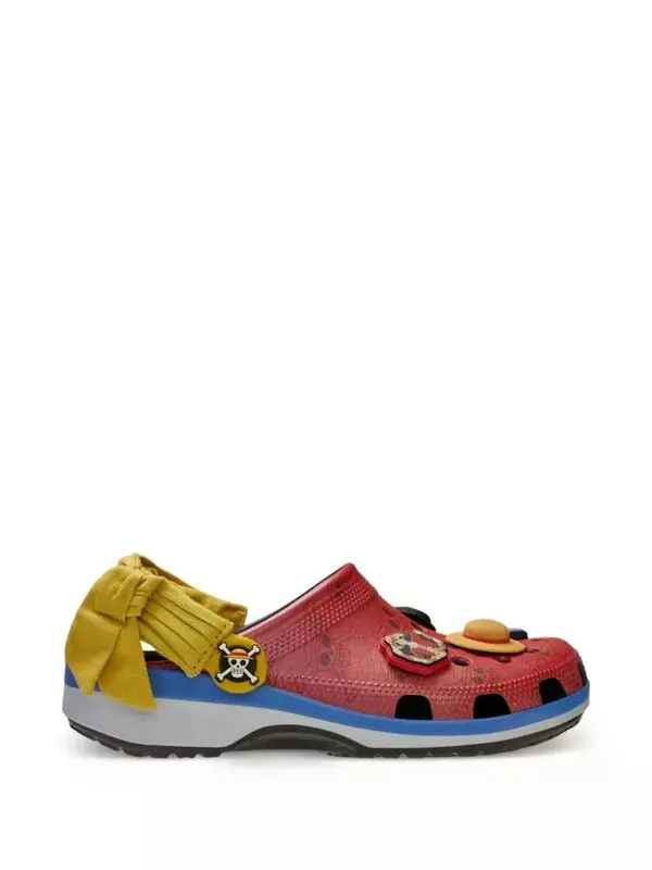 CROCS Classic One Piece Monkey D. Luffy Sandals - Red