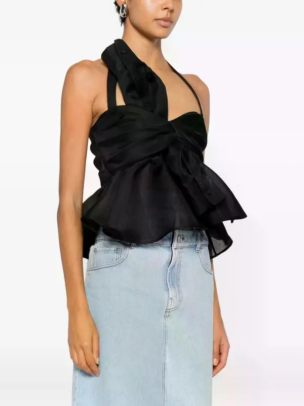Viktor & Rolf Bow-detail Halterneck Top