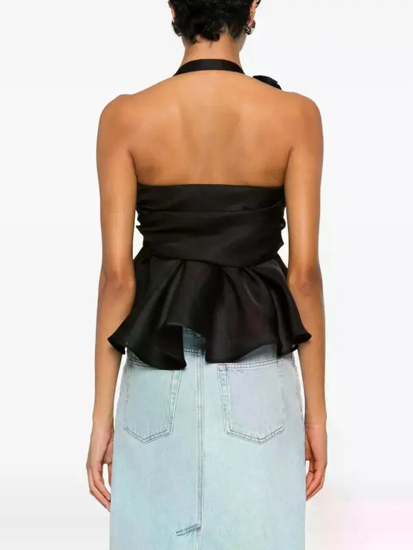 Viktor & Rolf Bow-detail Halterneck Top