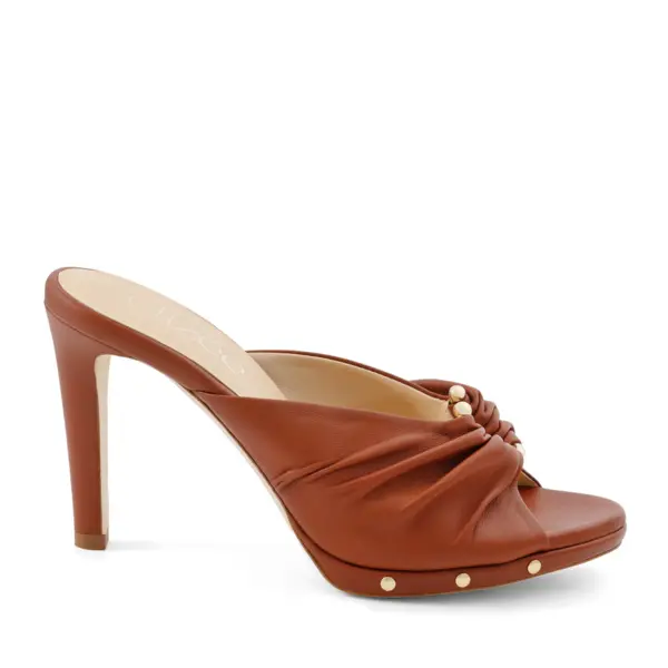 ELIZEE Carmina Platform Mule - Tan