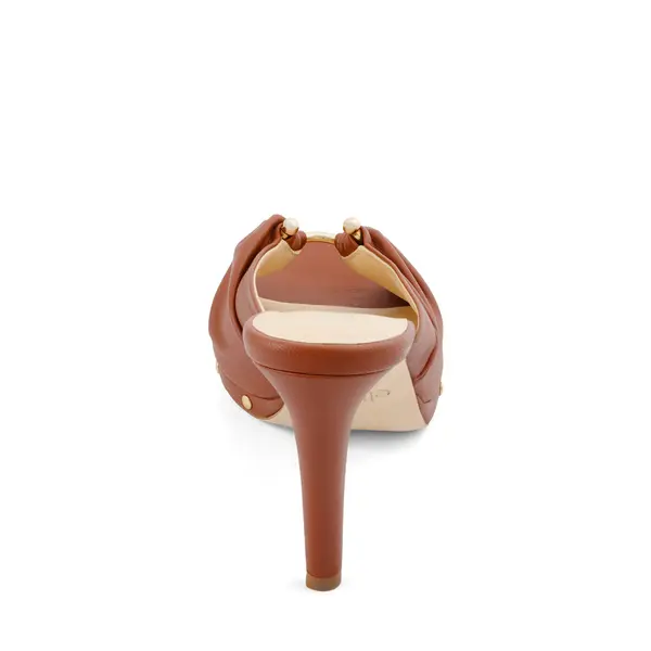 ELIZEE Carmina Platform Mule - Tan